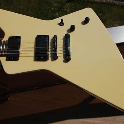 ESP Mx-220 James Hetfield Eet Fuk Olympic White Metallica | Reverb