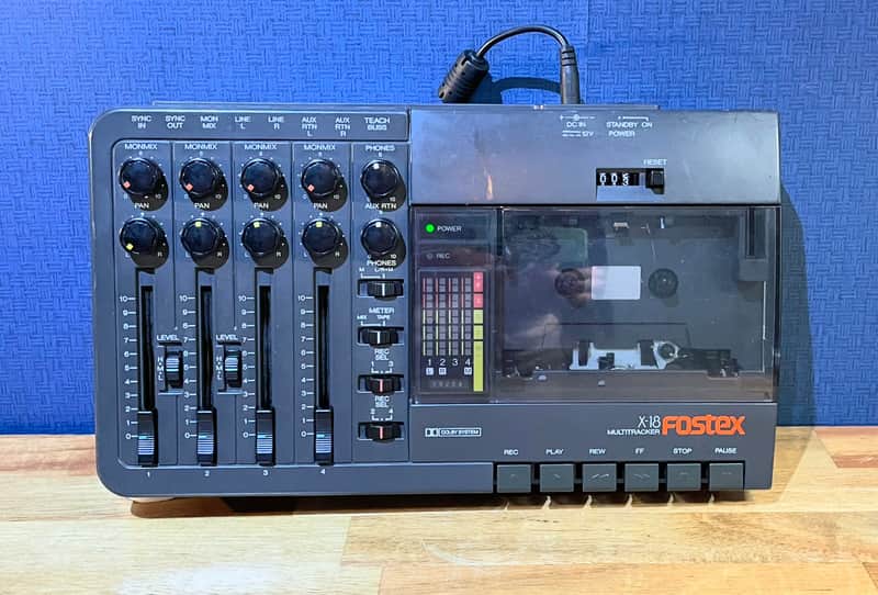 [Rare] Fostex X-18 4-Track Multitrack Cassette Recorder | Reverb UK
