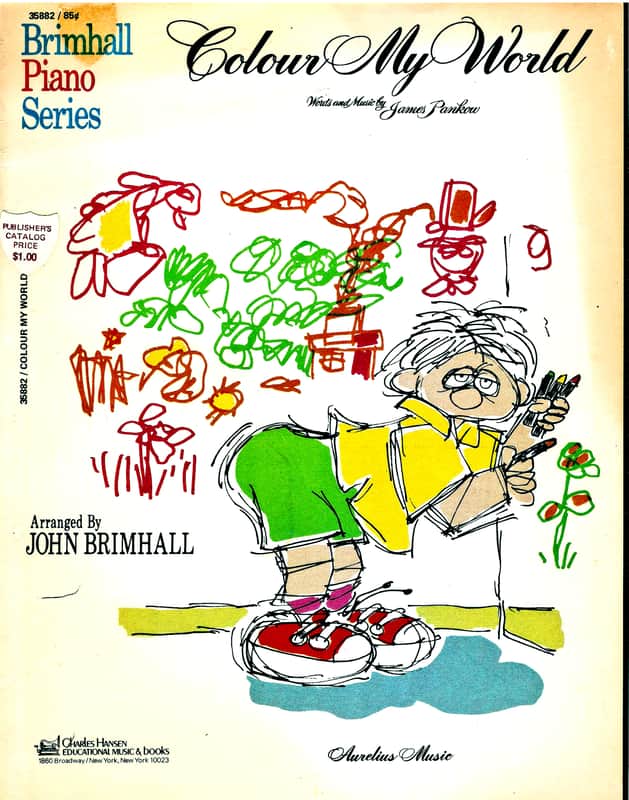 Colour My World Music Sheet from the "Ballet for the Girl in | Reverb