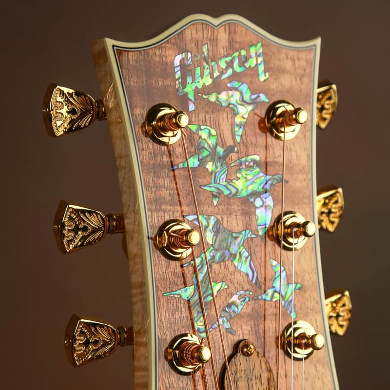 Gibson Dove Custom Shop Koa Masterpiece Acoustic Guitar | Reverb