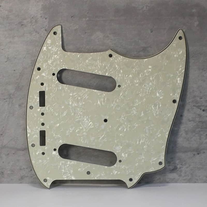 Mustang Pickguard For Vintage 60s USA Fender - Aged Cream | Reverb