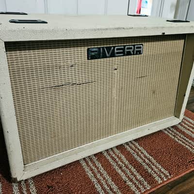 Rivera Rake 2x12 Guitar Cabinet – Rare Blonde Tolex – Loaded | Reverb