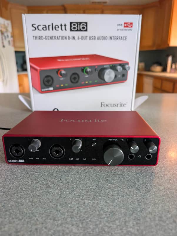 Focusrite Scarlett 8i6 3rd Gen USB Audio Interface 2019 - | Reverb