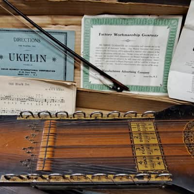 Ukelin 1925 - Wood, Manufactures Advertising | Reverb
