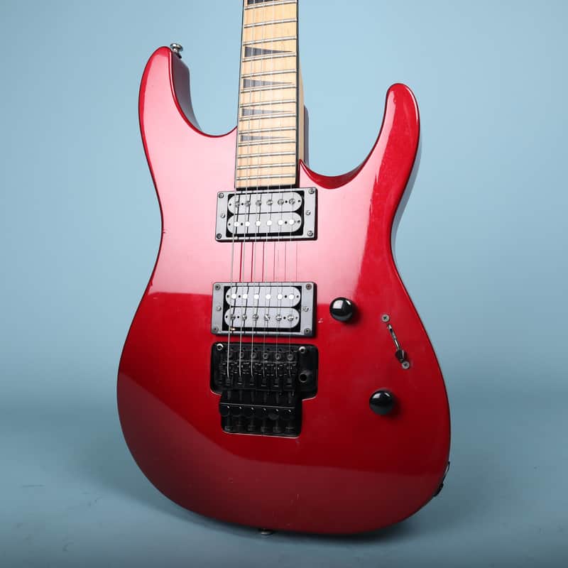 Jackson DK2M Dinky Reverse Electric Guitar Metallic Red 1998 | Reverb