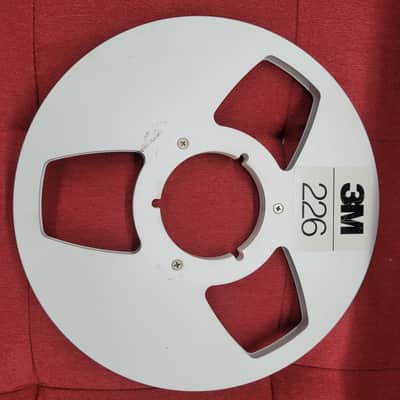 3M 1/4" 10.5" Metal Takeup Reel - Brushed Chrome | Reverb