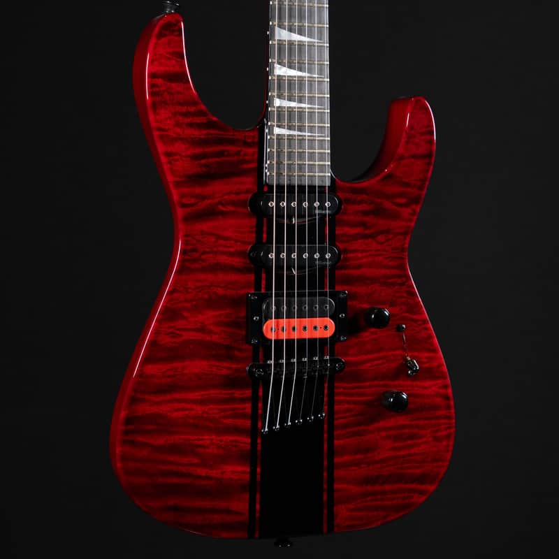 2018 Jackson Custom Shop Soloist HSS Hardtail Trans Red w/ | Reverb