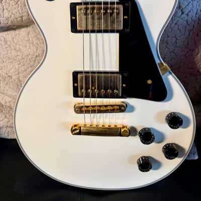 Gibson LES PAUL CUSTOM 2018 - ALPINE WHITE | Reverb