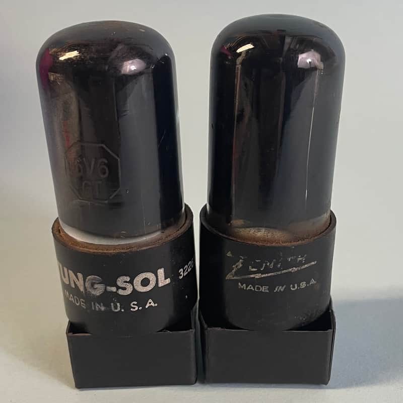 1956 Tung Sol 6V6GT (x2) Pair Vintage Power Tubes! T89 | Reverb
