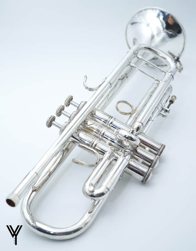 Bach Stradivarius 37 Bb Trumpet Early 80s - Silver | Reverb