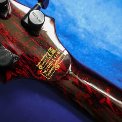 Schecter C-7 Silver Mountain 2020 blood moon | Reverb