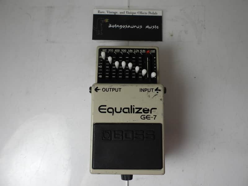 Boss GE-7 Graphic Equalizer 7-Band EQ Effects Pedal Vintage | Reverb