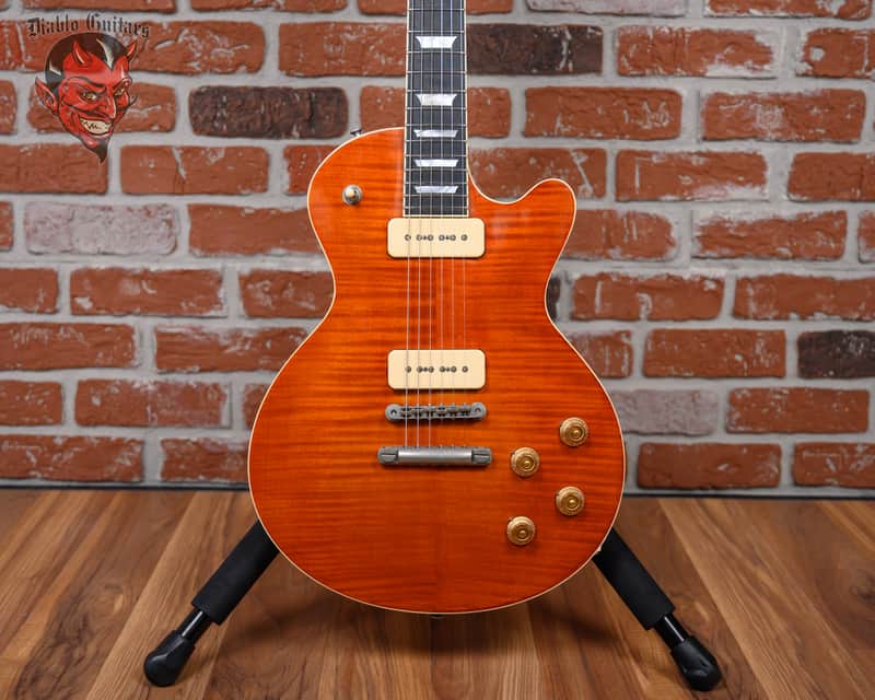 Eastman SB-56/TV Flame Maple Top Vintage Amber 2023 | Reverb Canada
