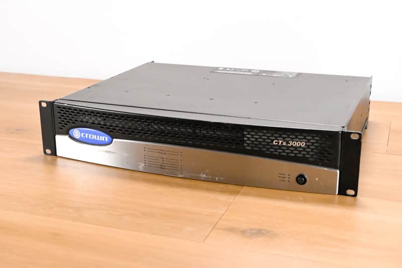 Crown CTs 3000 Two-Channel 1500W Power Amplifier CG0047T | Reverb