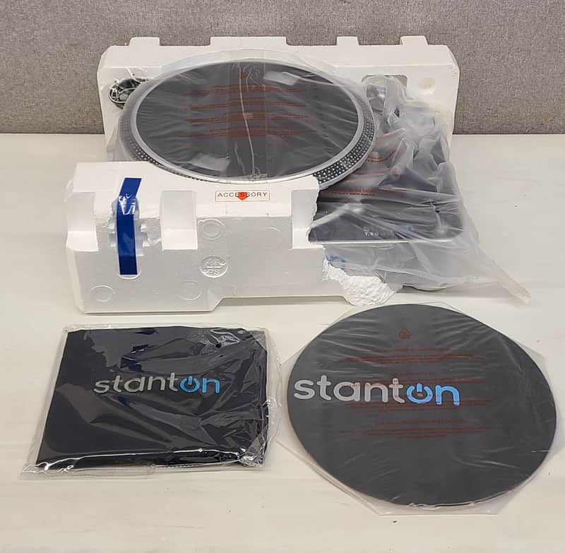 Stanton T.90 USB Turntable Direct Drive DJ Record Player Open | Reverb
