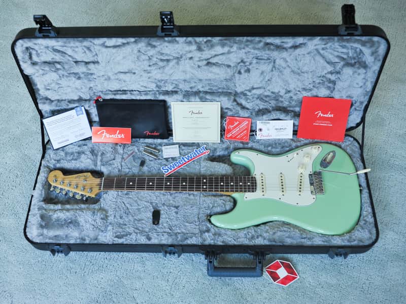 Surf Green Fender Strat Sweetwater CS ’69 Roasted Maple | Reverb