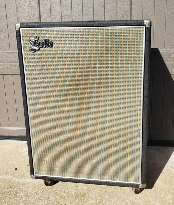 vintage LESLIE MODEL 16 ROTATING SPEAKER UNIT w/pedal & cord | Reverb