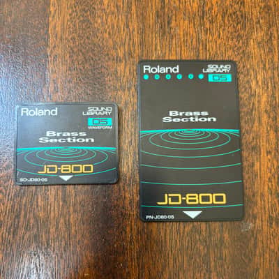 Roland JD-800 and JD-990 Brass Section ROM card set | Reverb