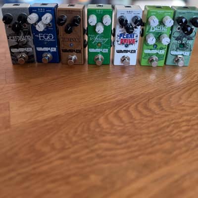 Wampler Set of 8 Wampler mini pedals (Tumnus, Plexi Drive, | Reverb