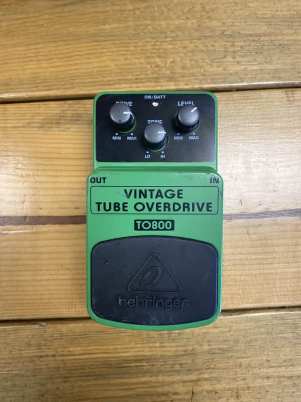 Behringer TO800 Vintage Tube Overdrive Pedal | Reverb