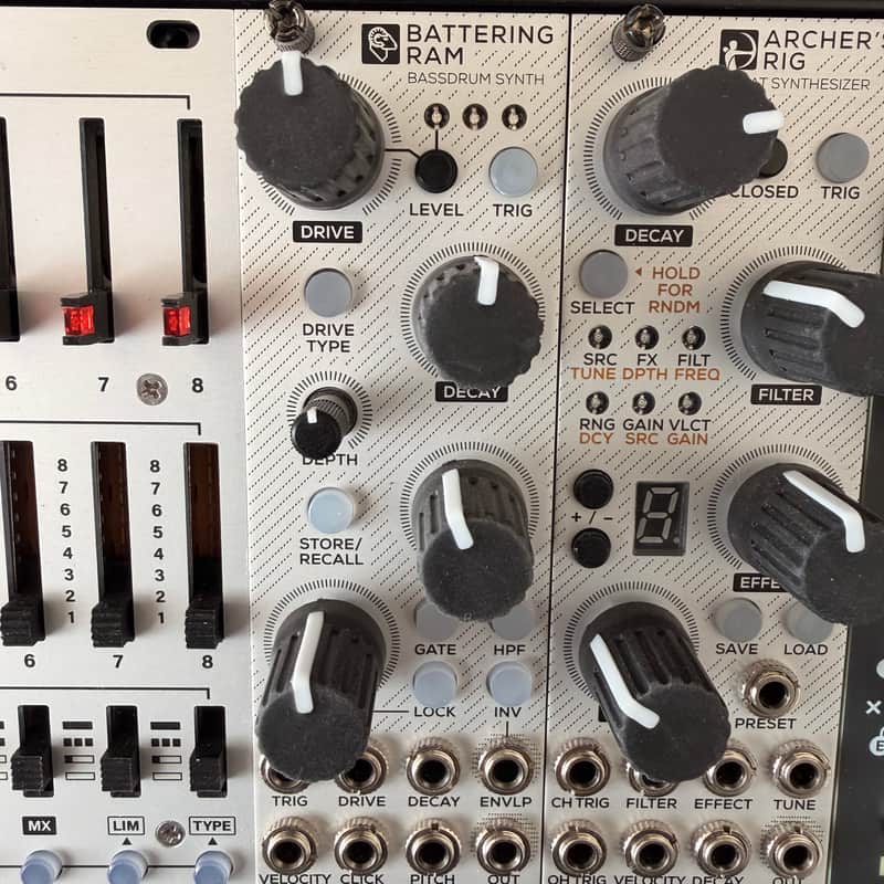 Shakmat Modular Battering Ram Kick Drum Synthesizer Module | Reverb