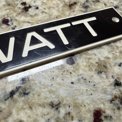 Hiwatt Amp or Cabinet Logo Badge Emblem | Reverb
