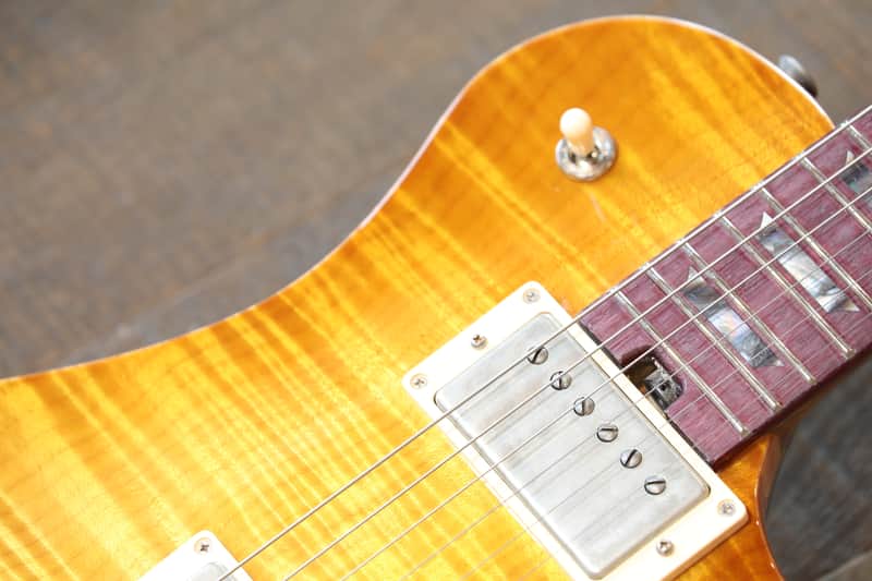 MINTY! 2023 Warrior ’59 Isabella Figured Lemon Burst w/ | Reverb UK