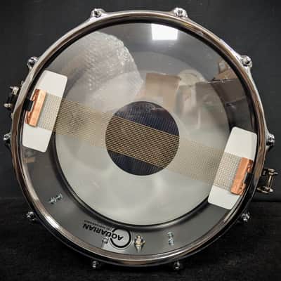 DW Collectors Black Chrome over Brass Snare | Reverb