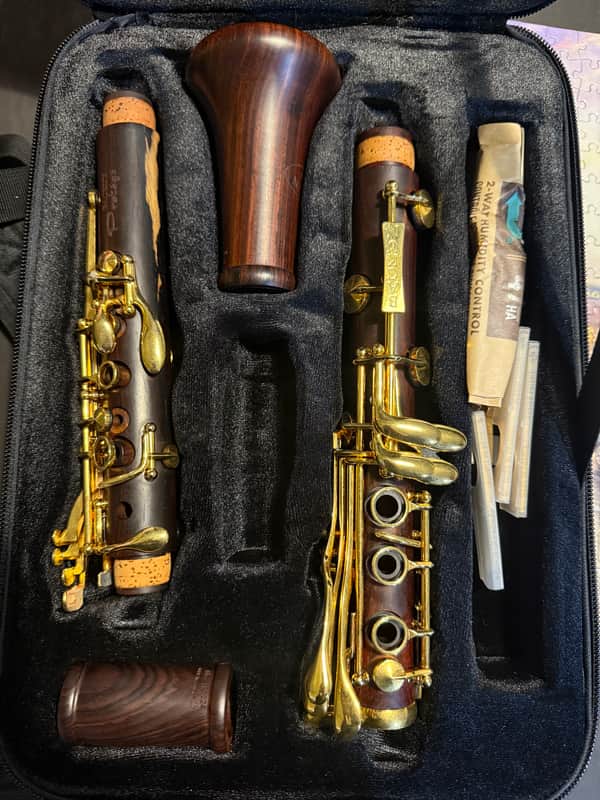 Backun Protege Bb Clarinet in Cocobolo with Gold Keys | Reverb