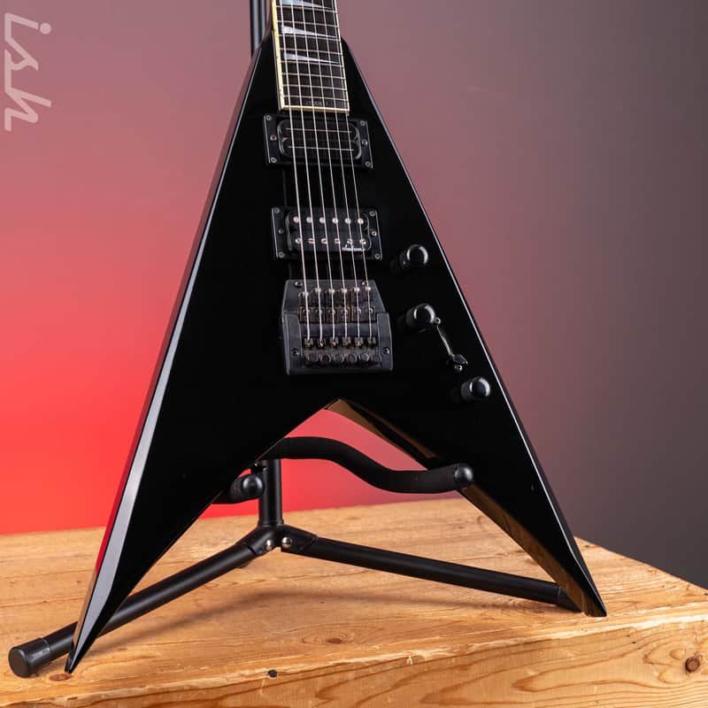 1995 Jackson Dave Mustaine King V Pro Black | Reverb