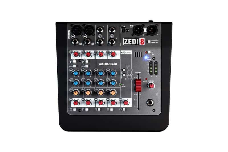 Allen & Heath ZEDi-8 8 Channel USB Mixer (PINEHURSTPRO) | Reverb