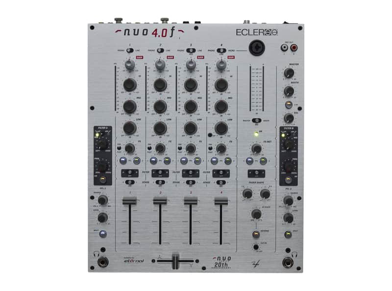 Ecler DJ NUO 4.0F 4-Channel Analog DJ Mixer (Silver) | Reverb