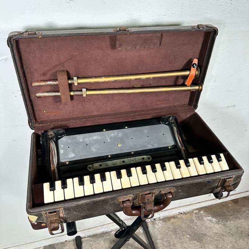 1950s Hammond Solovox Model J Vintage Analog Organ Mahogany | Reverb