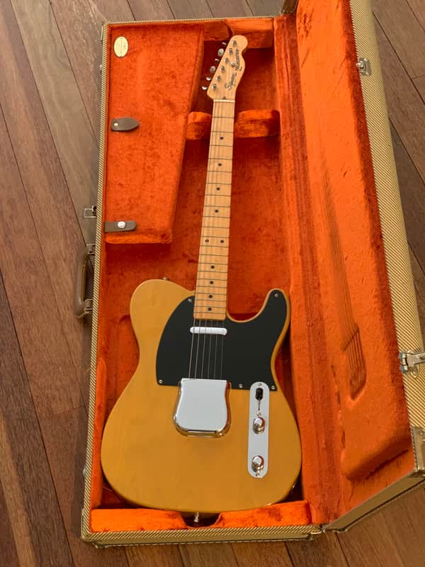 Squier JV Telecaster Butterscotch Fender 1984 52 RI Owned by | Reverb