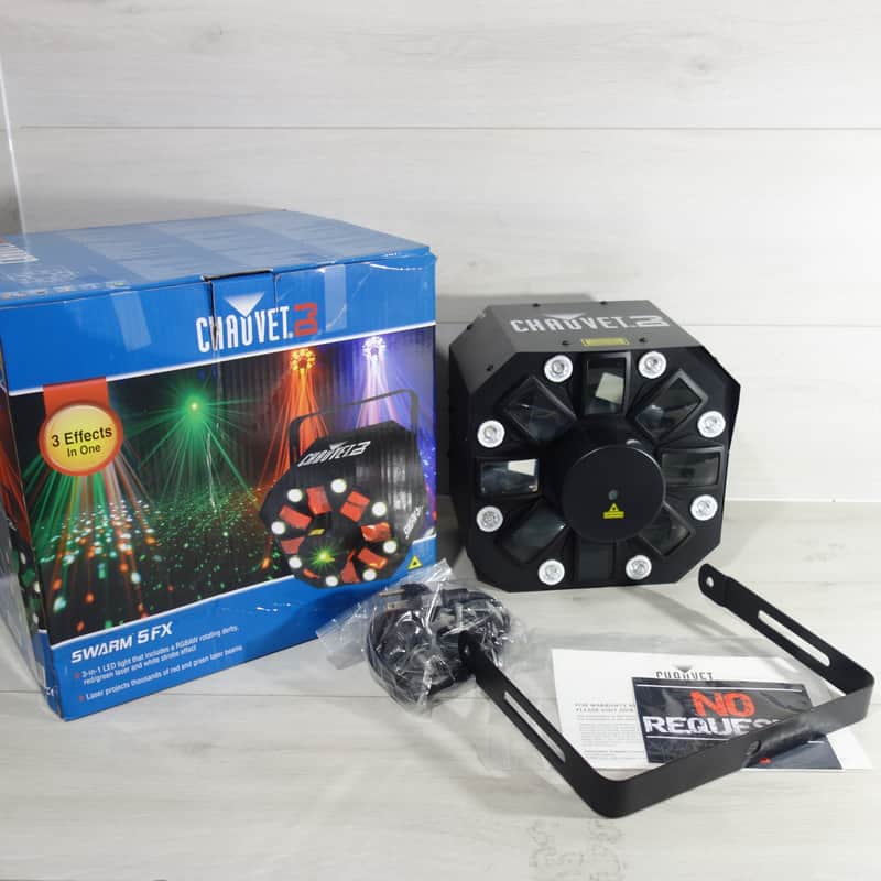 Chauvet Swarm 5 FX 3"-1 LED/Laser/Strobe Light Effect 2010s - | Reverb