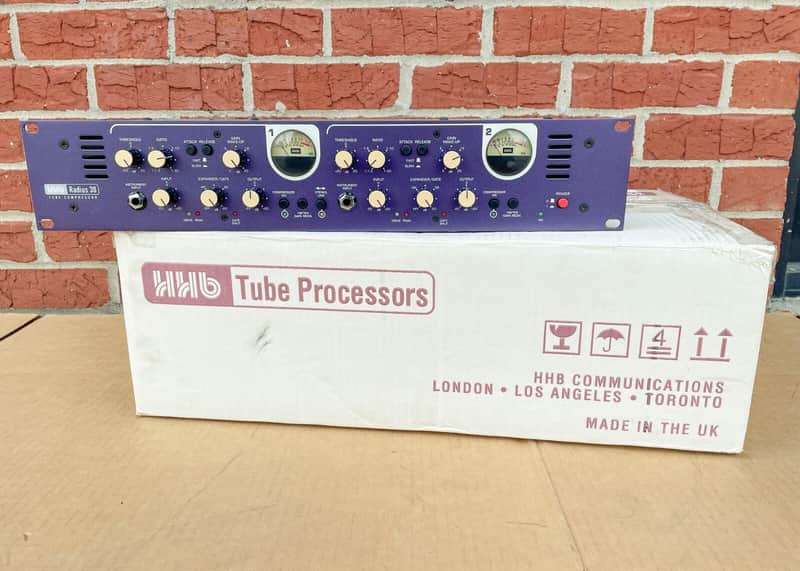 HHB Radius 30 Stereo Tube Processor Compressor + Original Box | Reverb