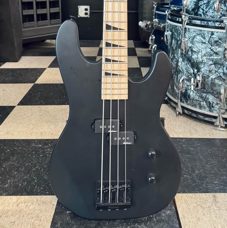 Jackson JS1M Limited-Edition JS Series Bass - Flat Black | Reverb