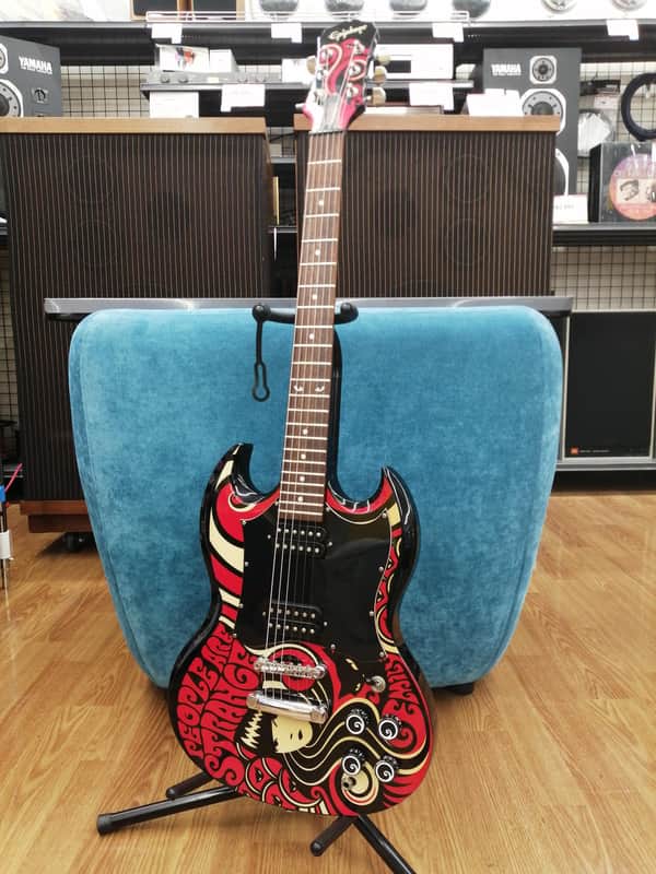 Epiphone SG Electric Guitar Emily The Strange G-310 Used | Reverb