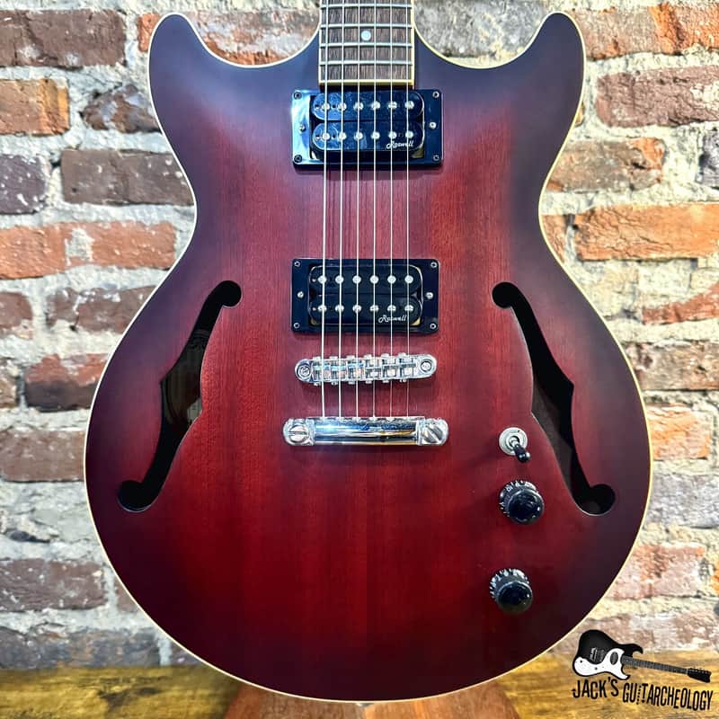 Ibanez AM-53SRF Semi-Hollow Electric Guitar (2020 - Sunset | Reverb