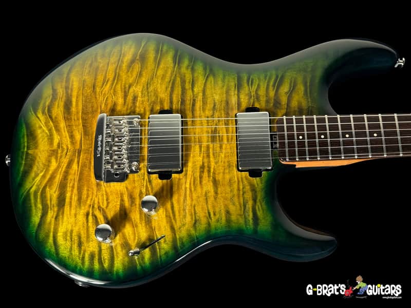2023 Ernie Ball Music Man Luke IV Quilt Top w Roasted Flamed | Reverb