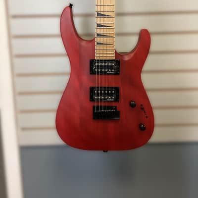 Jackson JS Series Dinky Arch Top JS24 DKAM-Red Satin | Reverb