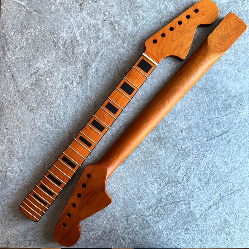 Jaguar Guitar Neck, Roasted Stain Finish, 24-Inch Scale, | Reverb