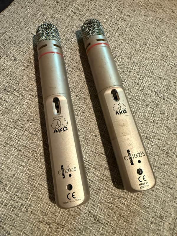 AKG C1000 S Small Diaphragm Multipattern Condenser Microphone | Reverb