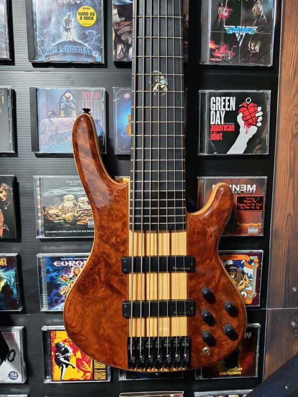 Santander 7 String Bass Kent Armstrong Pickups - Natural | Reverb