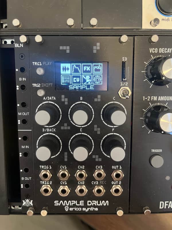 Erica Synths Sample Drum 2014 - Present - Black | Reverb