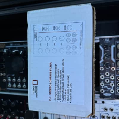 rare and cool Strange Science Instruments F-1: Stereo Lowpass | Reverb