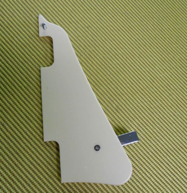 Cream Pickguard for Les Paul Deluxe mini humbucker | Reverb Canada