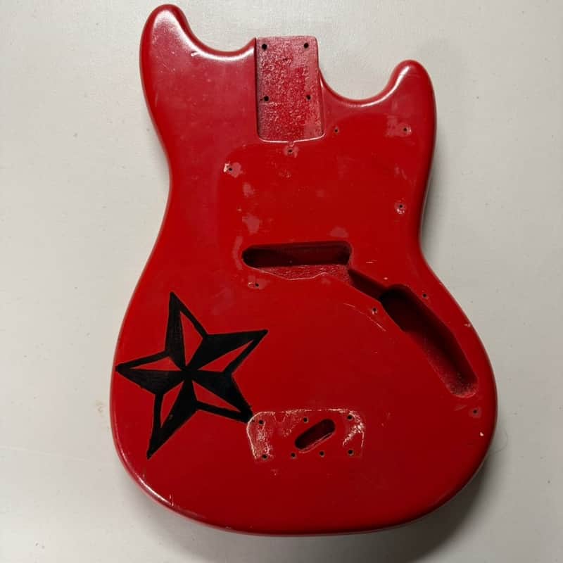 Fender Music Maker Bass Body 1970's No Cracks | Reverb