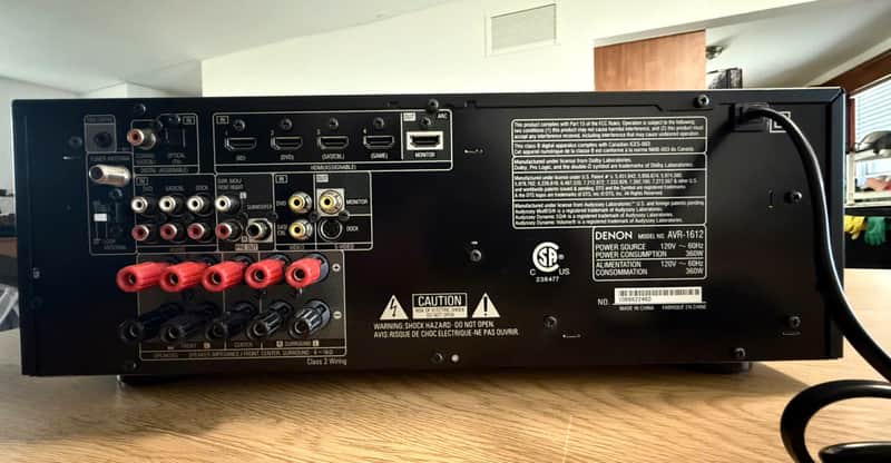 Denon AVR-1612 Home Theater Receiver | Reverb