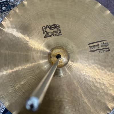 Paiste 2002 Black Label 14" Sound Edge Hi-Hat Cymbals (Pair) | Reverb